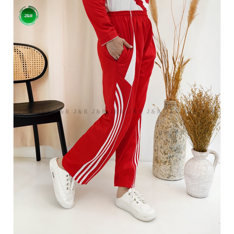 Jual CELANA TRAINING MERAH PUTIH PRIA DAN WANITA UNTUK SERAGAMAN ...