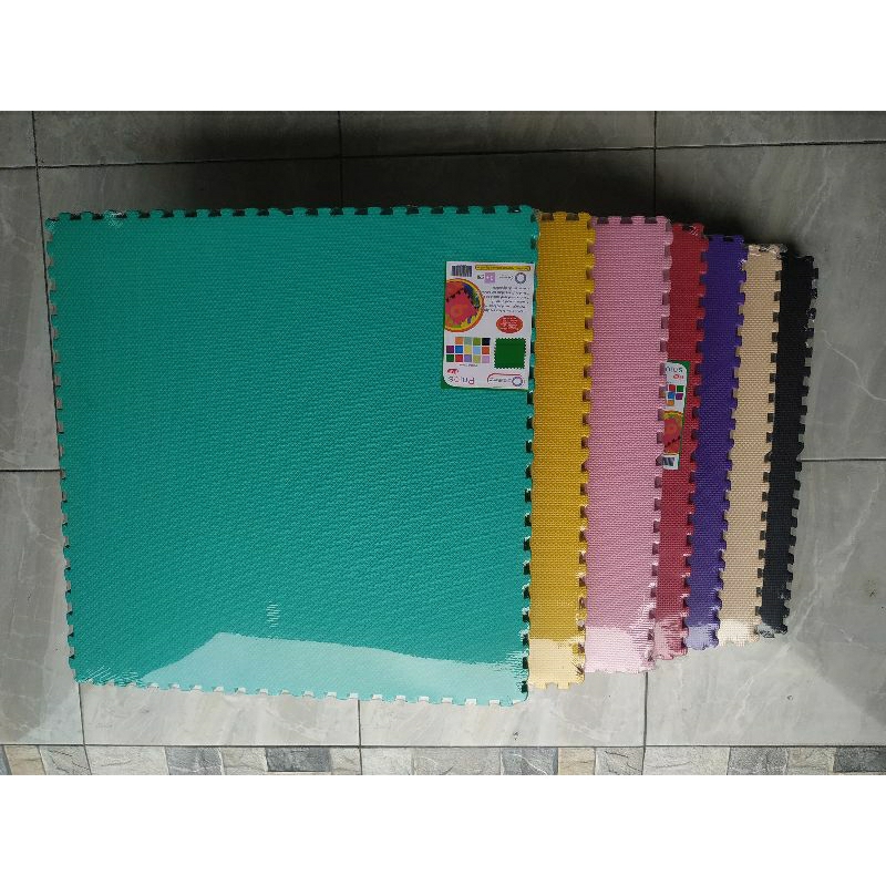 Jual matras puzzle ukuran 60×60 cm isi 4pcs/alas lantai/playmat ...