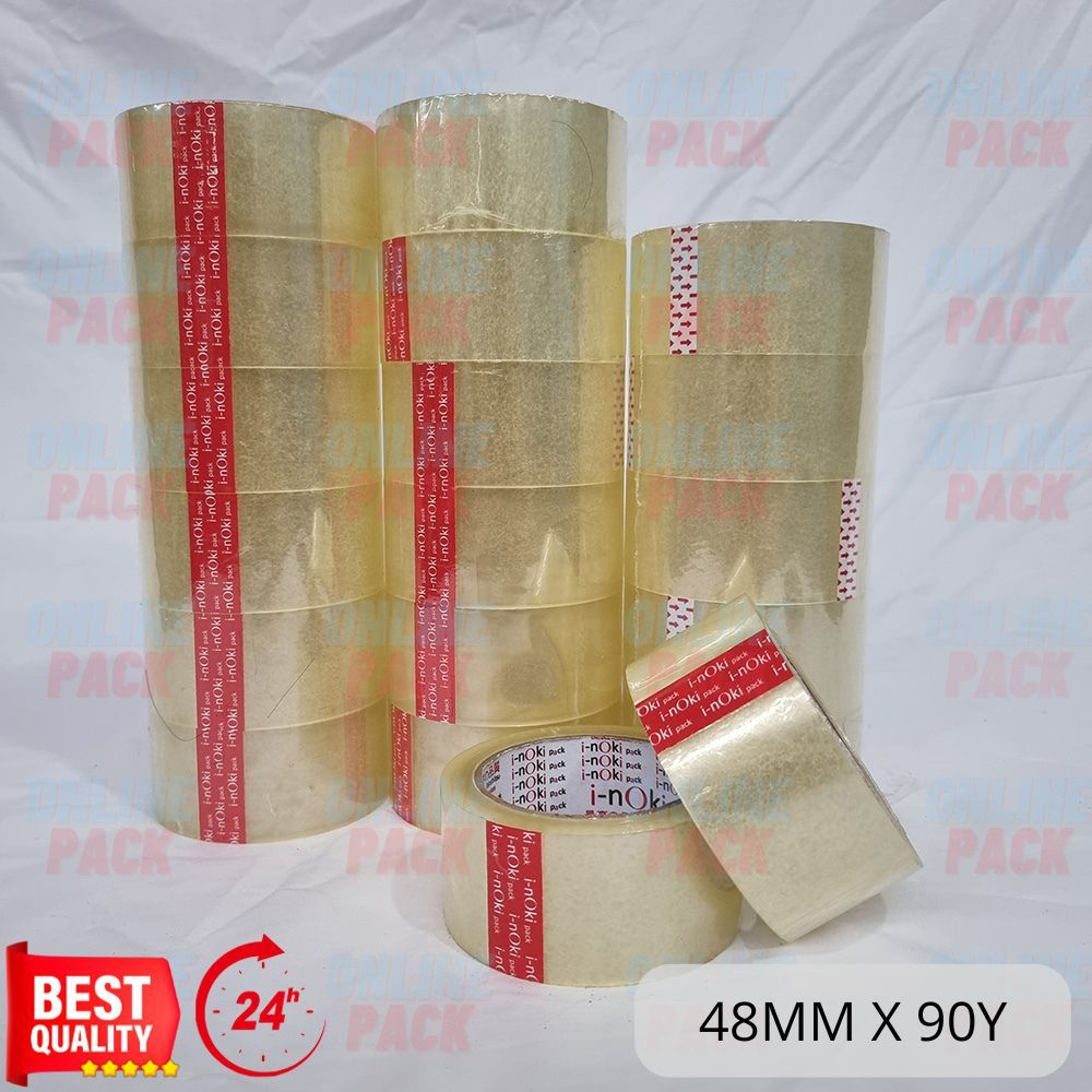Jual LAKBAN PACKING BENING 90Y X 48MM 90 YARD INOKI 82M FULL OPP TAPE ...