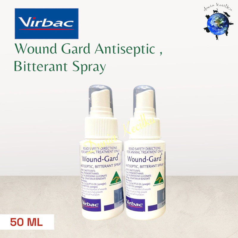 Jual Wound Gard Virbac Antiseptik Obat Luka Semprot Untuk Anjing dan ...