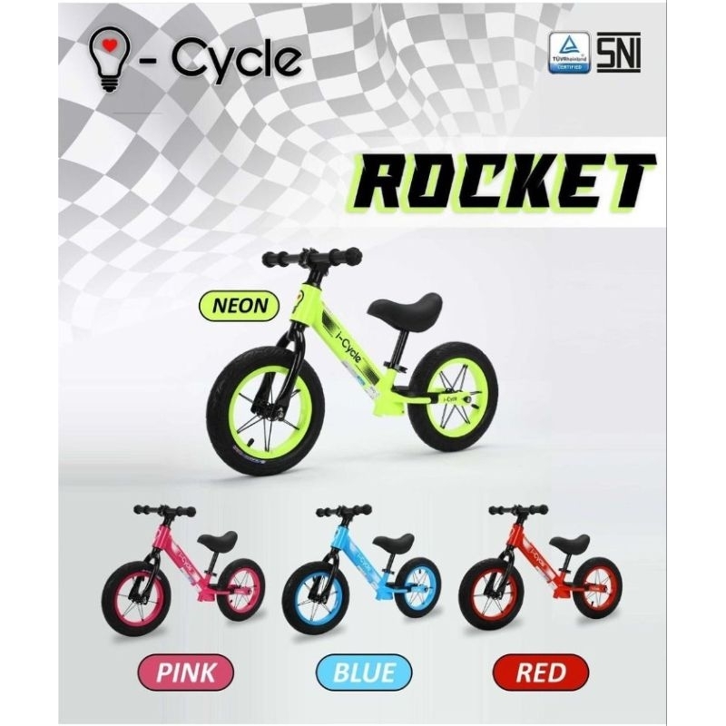 Jual I-CYCLE PUSH BIKE ROCKET | Shopee Indonesia