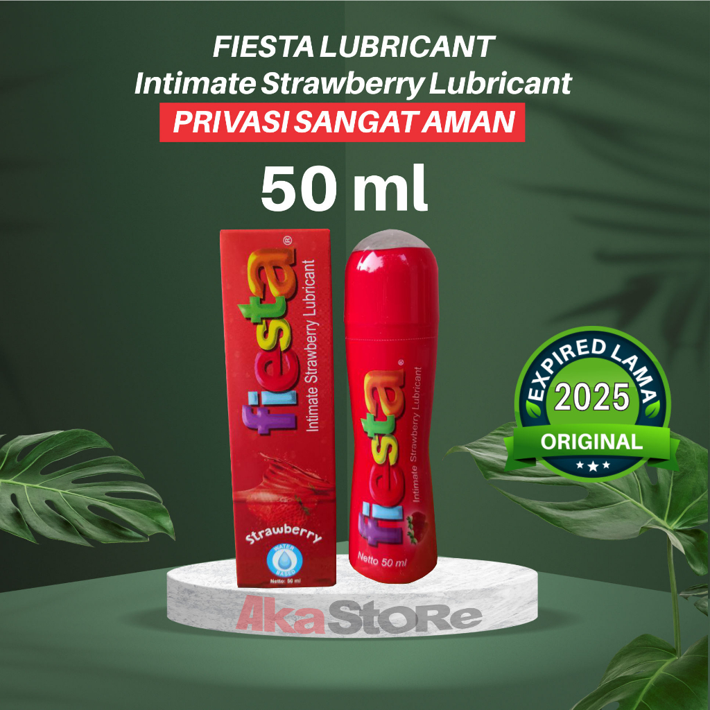 Jual Fiesta Lubricant Strawberry 50ml | Shopee Indonesia