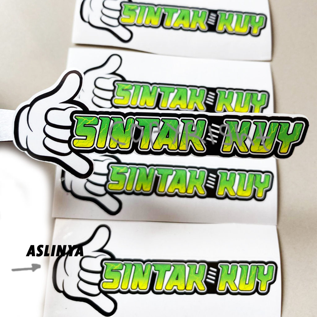 Jual Stiker Sintak Kuy Cutting | Shopee Indonesia