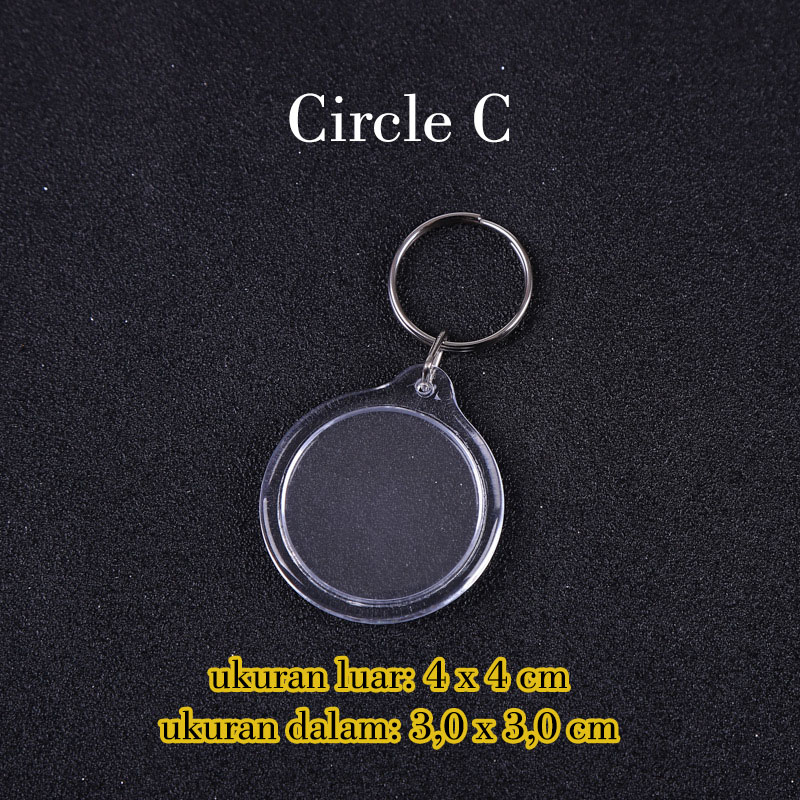 Jual 1 pcs Gantungan Kunci Akrilik Insert Paper Photo Keychain | Shopee ...