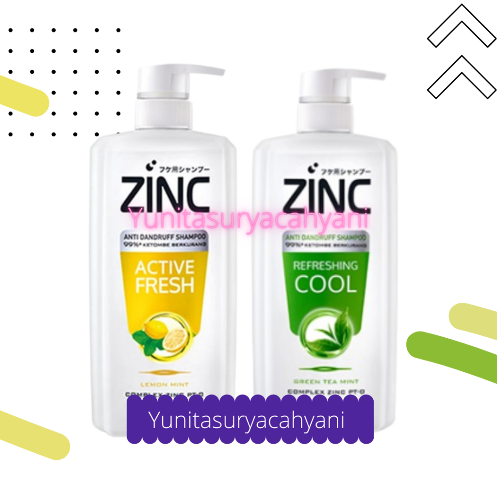 Jual Zinc Shampoo Refreshing Cool , Active Fresh Botol 680Ml | Shopee Indonesia