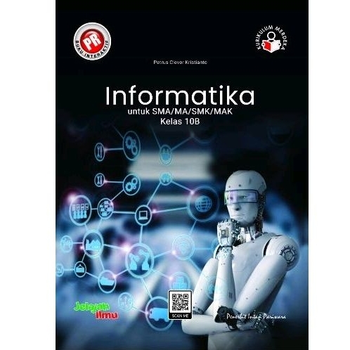Jual Buku lks pr interaktif informatika kelas X, 10 semester 2 tahun 2022 kurikulum merdeka ...
