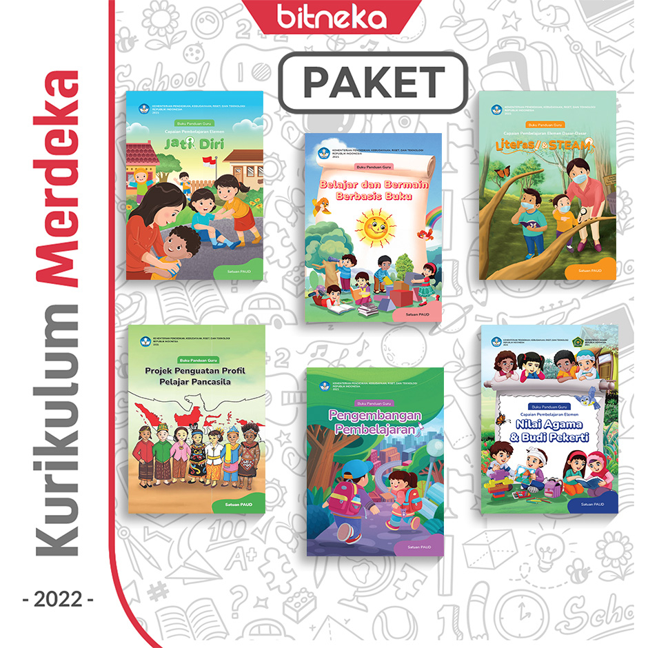 Jual Paket Buku Panduan Guru Satuan PAUD Kurikulum Merdeka 6 Judul - KURMER | Shopee Indonesia