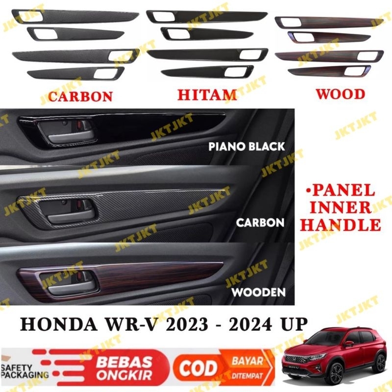 Jual Panel Inner Handle WRV WR-V 2022 2023 2024 Hitam Wood Carbon ...