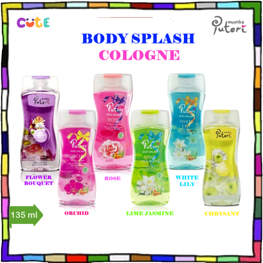 Jual MUSTIKA RATU | PUTERI Body Splash Cologne 135 ml | Ready Stock 6 ...