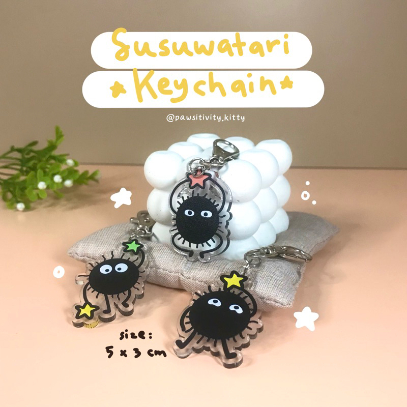 Jual Ghibli Susuwatari Keychain Gantungan Kunci | Shopee Indonesia