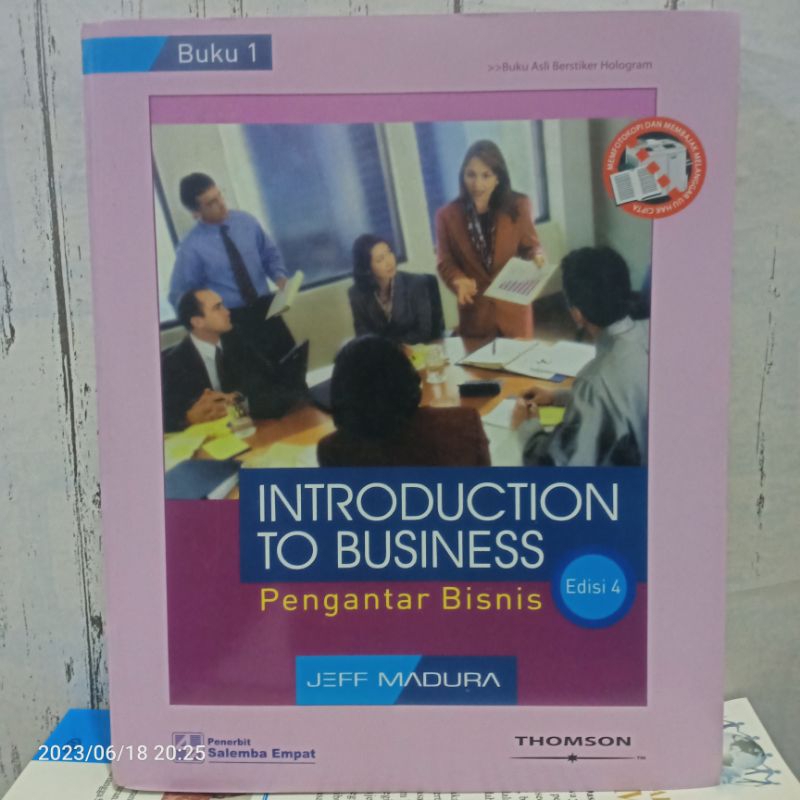 Jual BUKU INTRODUCTION TO BUSINESS - PENGANTAR BISNIS Edisi 4 Jilid 1 Karangan By Jeff Madura ...