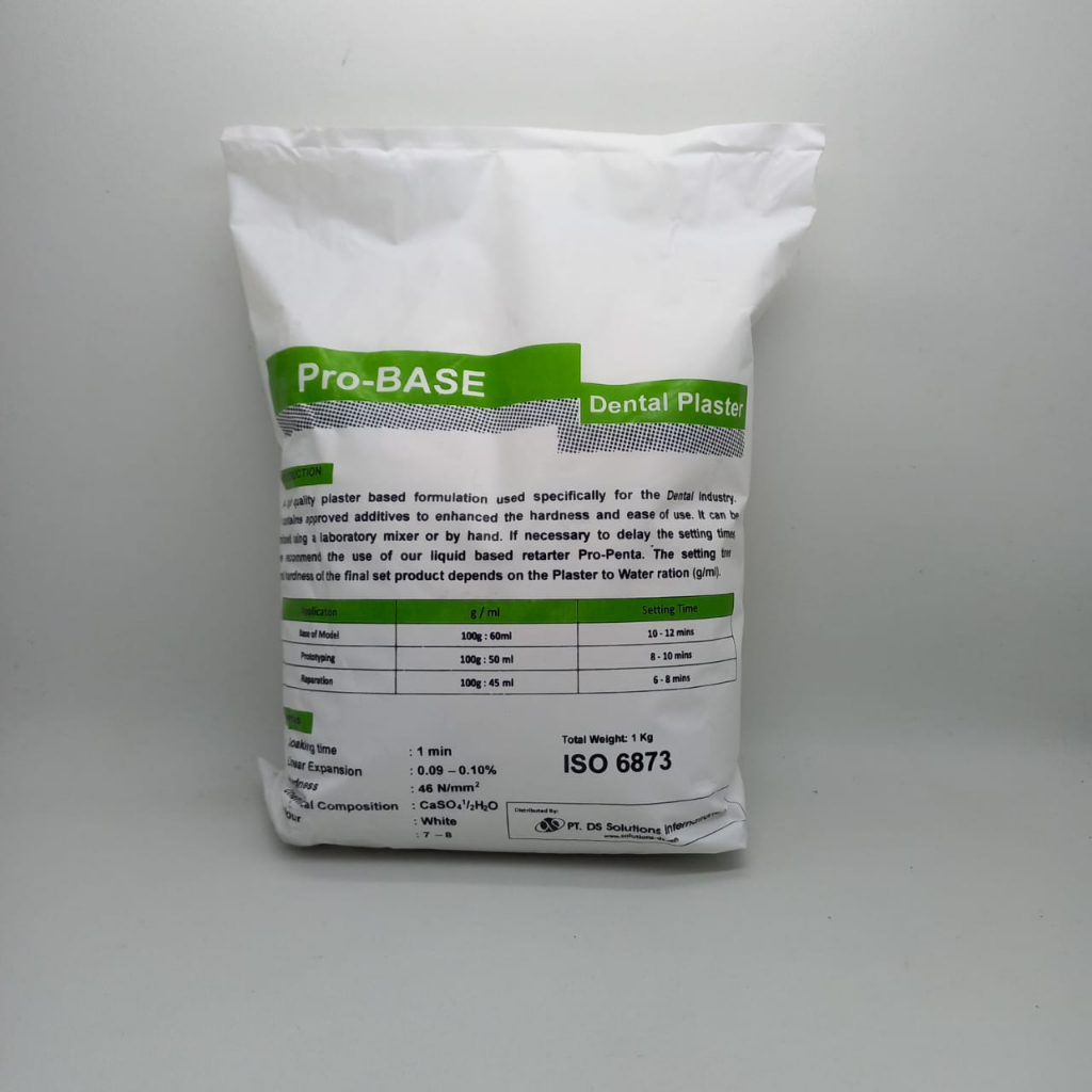 Jual dental stone gips putih 1kg bahan cetak untuk gigi palsu | Shopee ...