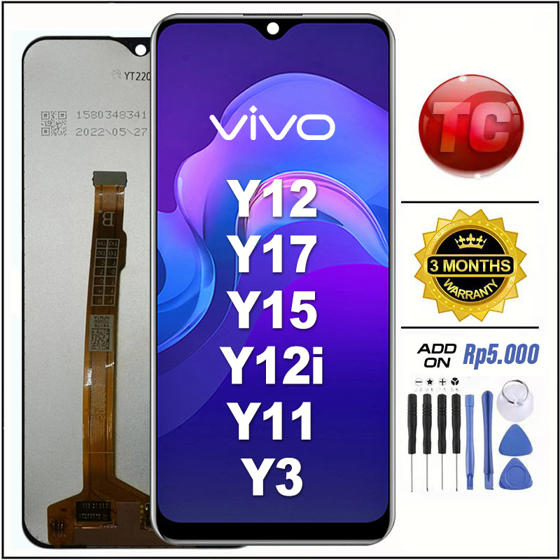 Jual LCD VIVO Y12 - VIVO Y17 - Y15 - Y11 - Y12i - Y3 Original TOUCHSCREEN Fullset Crown Murah ...