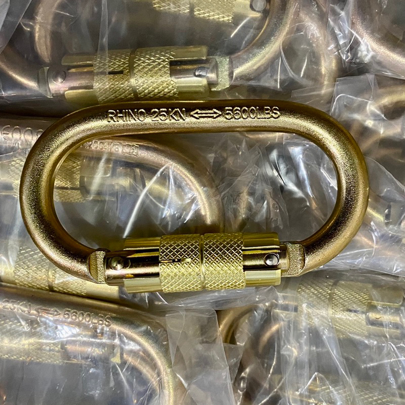 Jual carabiner baja autolock 25kN not petzl xinda camp beal steel ...