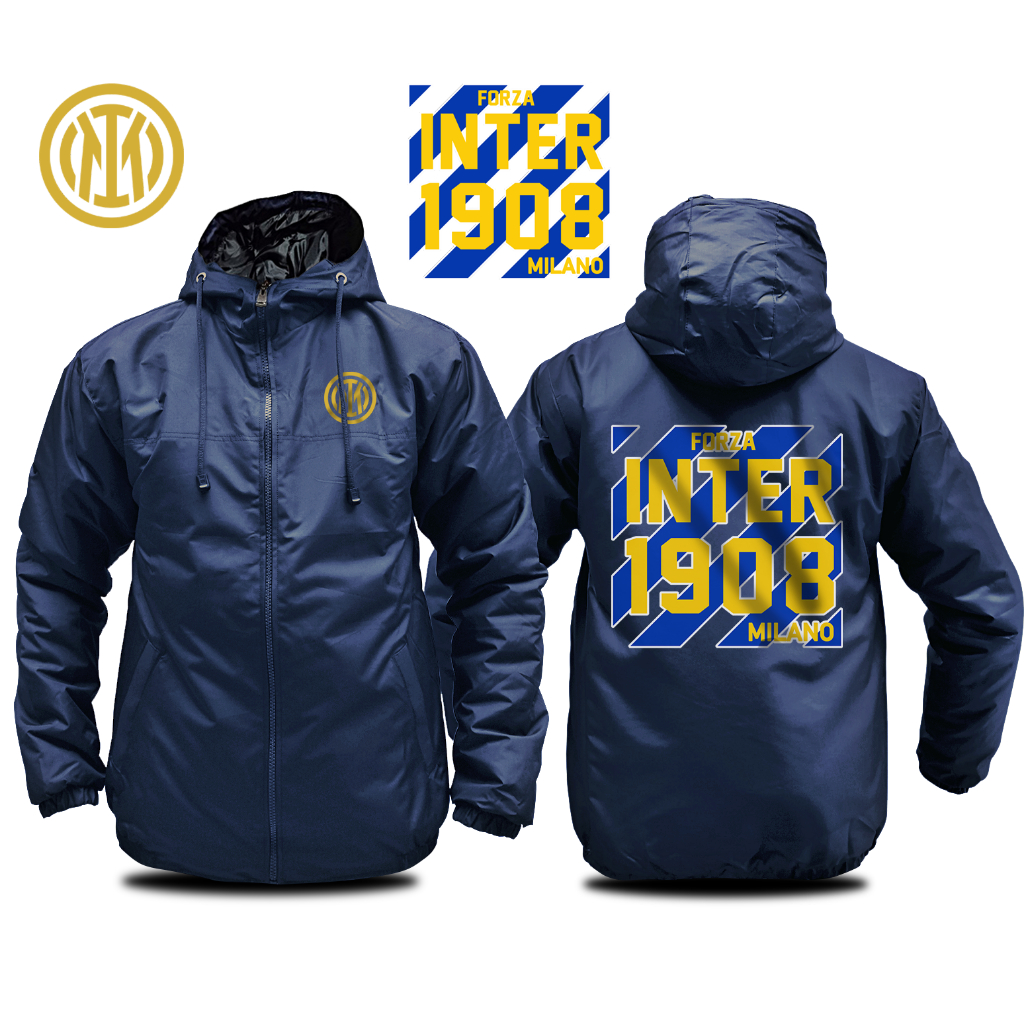 Jual Jaket Inter Milan 1908 Champion Parasut Semi WF Bisa Custom ...