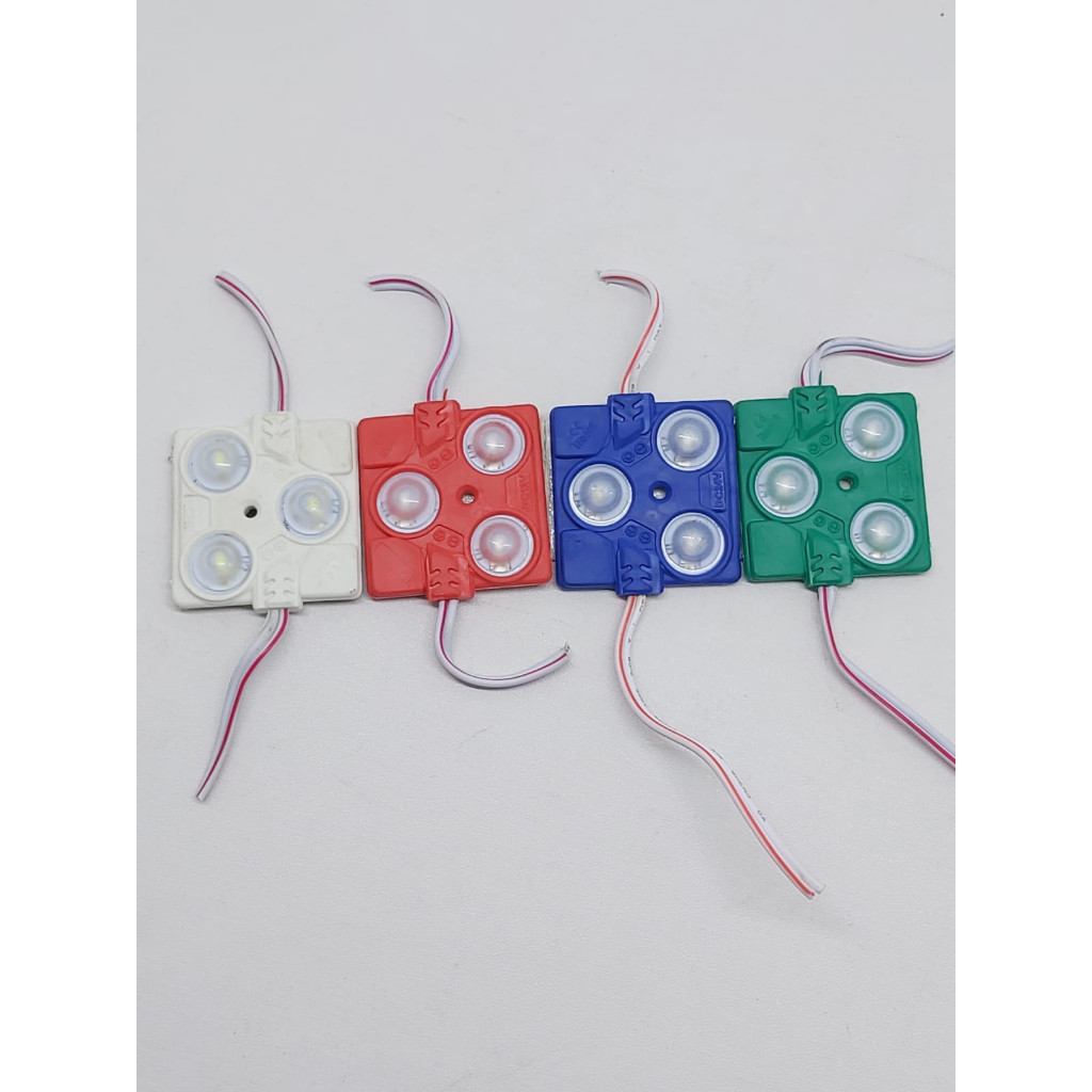 Jual LED MODUL 3 MATA BESAR KOTAK 12V/24V harga 5 pcs | Shopee Indonesia