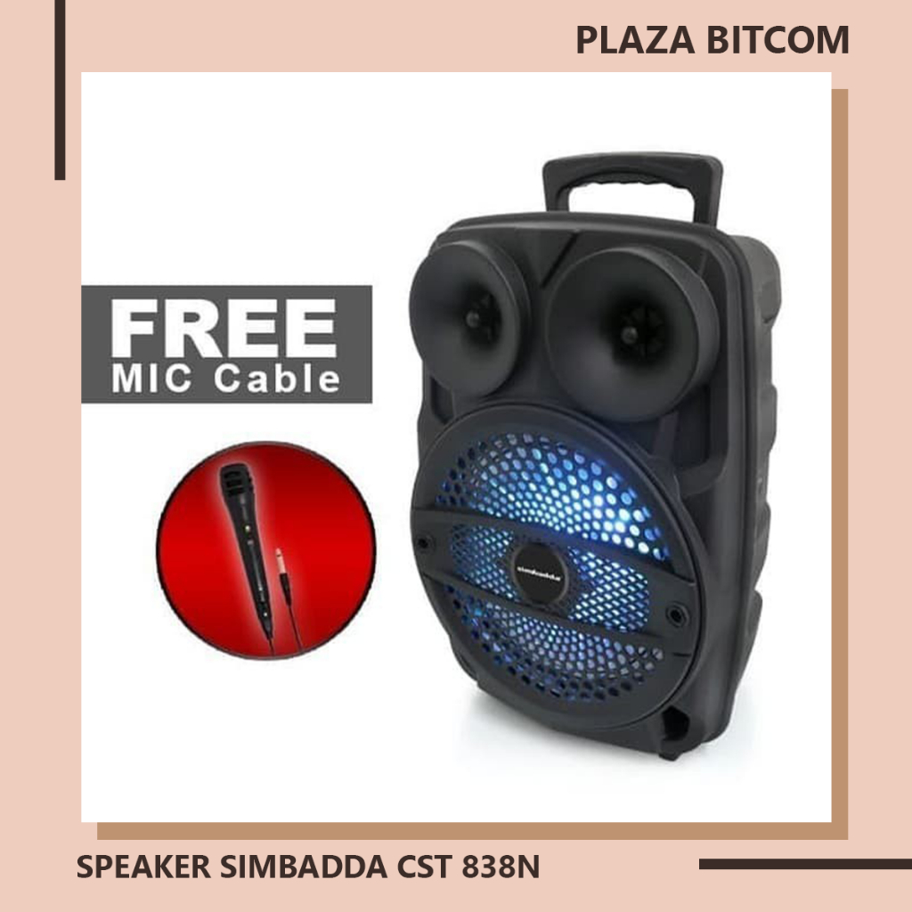 Jual Speaker Bluetooth Simbadda CST 838N | BITCOM PLAZA | Shopee Indonesia