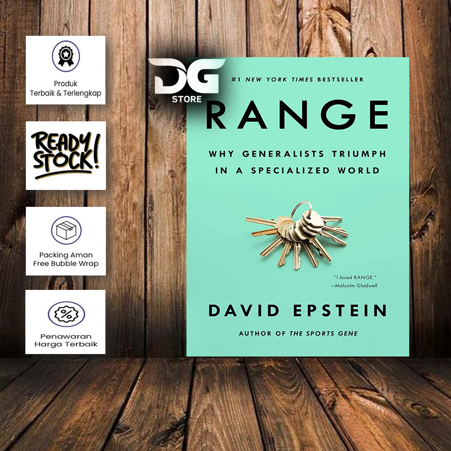 Jual Range: How Generalists Triumph - David Epstein (English) | Shopee ...