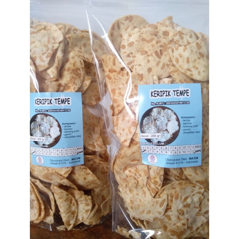 Jual KERIPIK TEMPE 200 GRAM | Shopee Indonesia