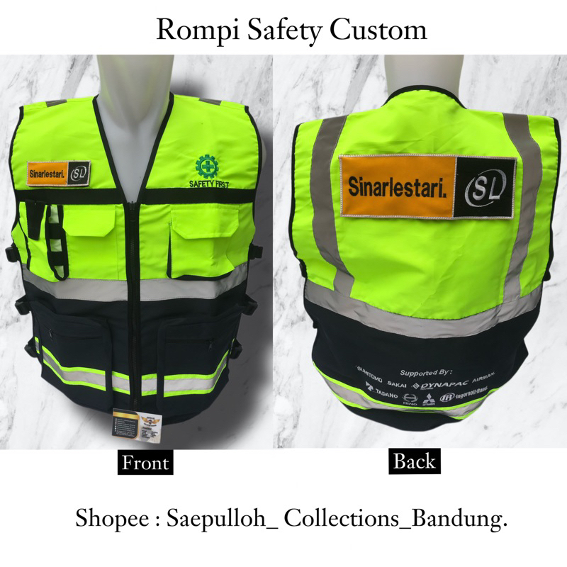 Jual ROMPI SAFETY CUSTOM SESUAI KEINGINAN KONSUMEN | Shopee Indonesia
