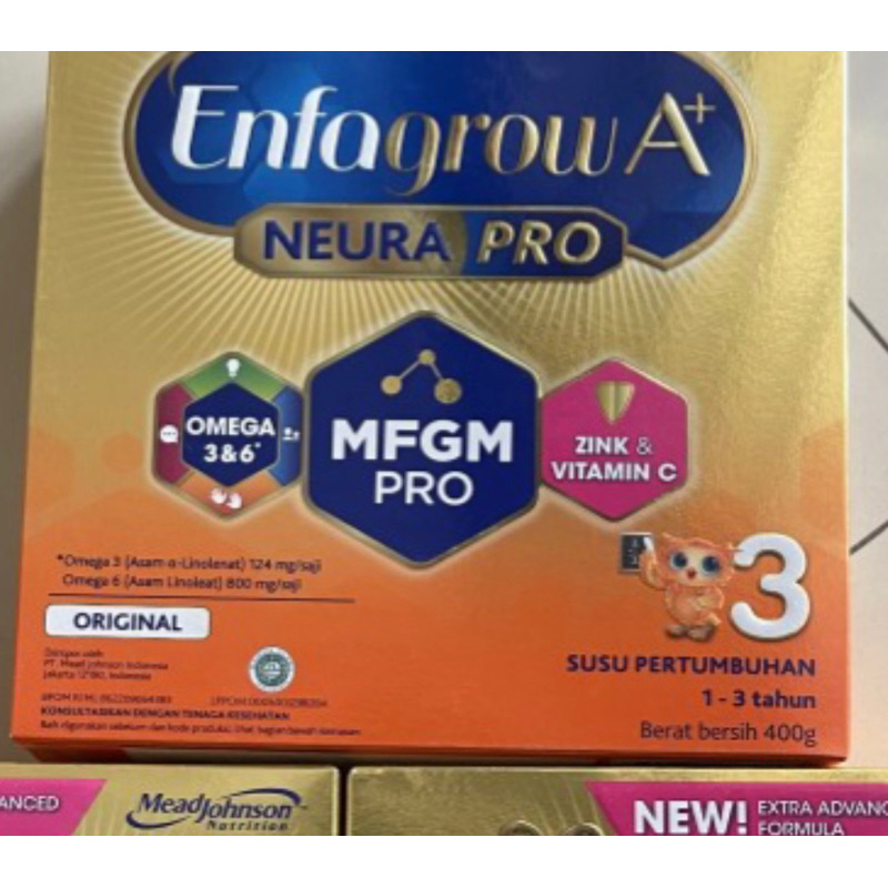 Jual Susu Enfagrow a+ 3 rasa Original / Madu / Vanila 400gr | Shopee ...