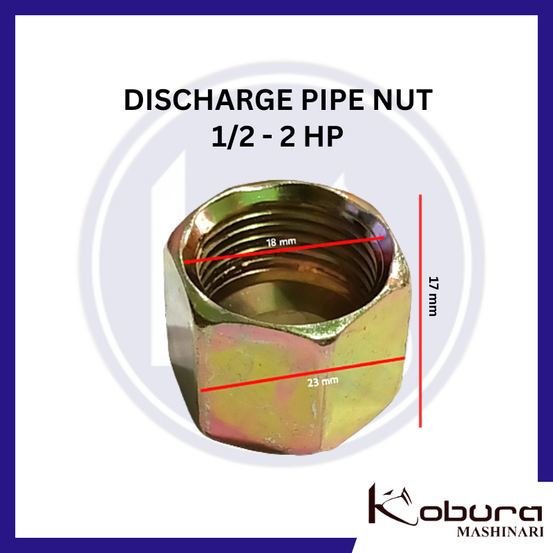 Jual Discharge Pipe Nut 1/2 - 2 HP Mur Pipa Kompressor 1/2 - 2 HP ...