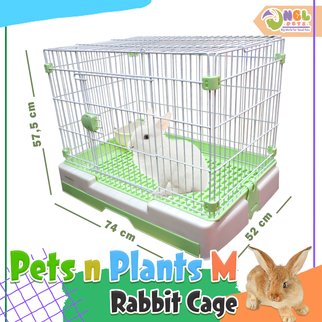 Jual KANDANG KELINCI PREMIUM PETS N PLANTS M | Shopee Indonesia