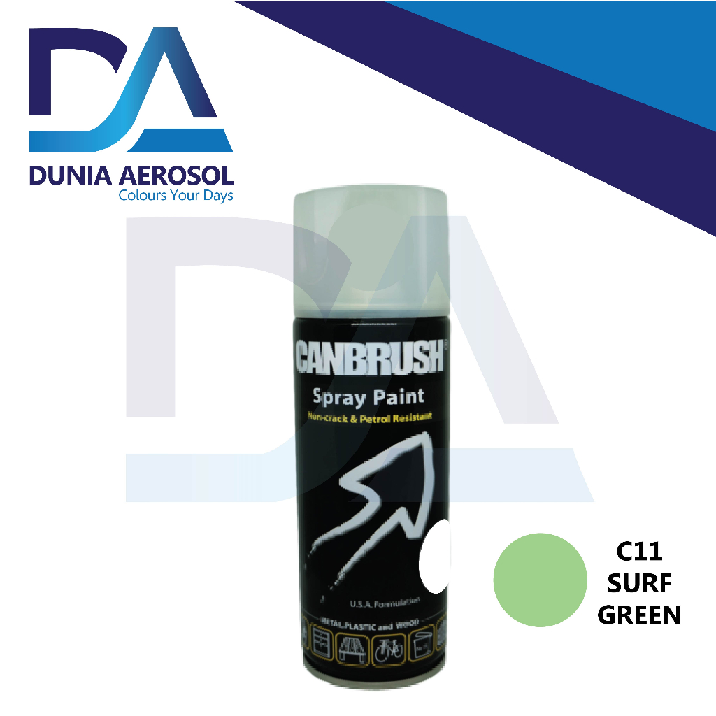 Jual Cat Semprot Pilox Pylox Canbrush C11 Surf Green | Shopee Indonesia