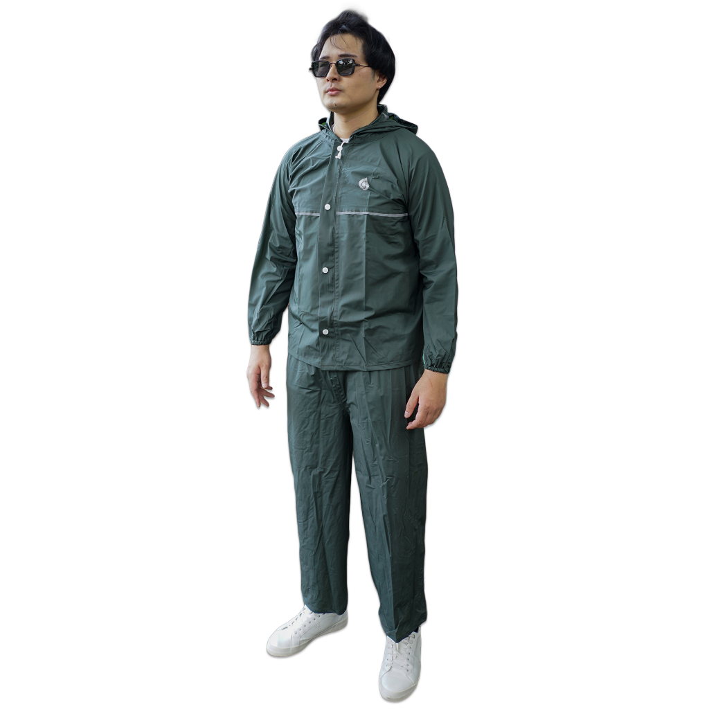 Jual Guyur Jas hujan List RAINCOAT Setelan Pria Wanita dewasa Anti ...