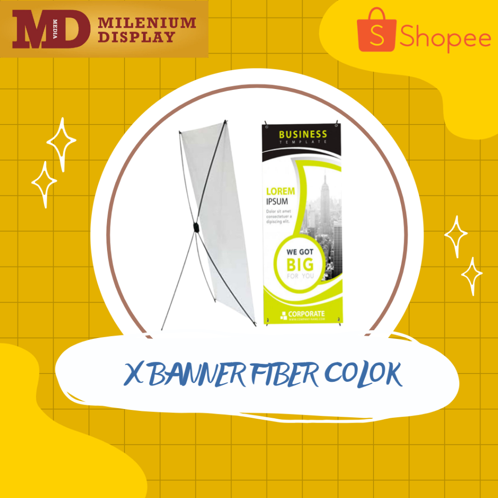 Jual X BANNER FIBER COLOK | Shopee Indonesia