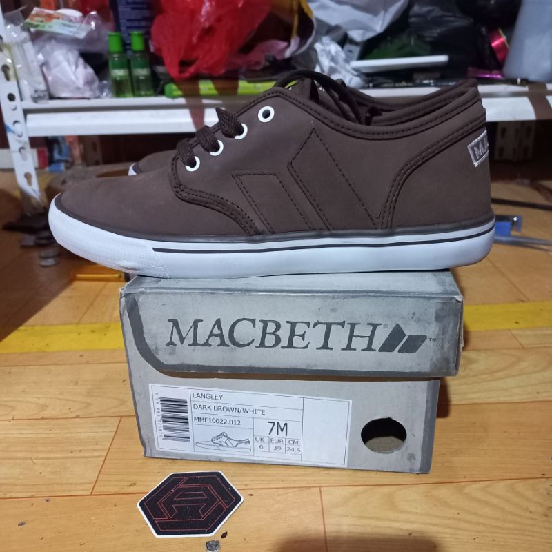 Jual macbeth langley dark brown white | Shopee Indonesia