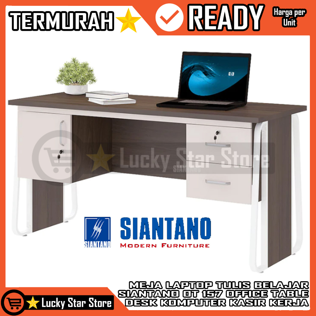 Jual [Instant] Meja Laptop Tulis Belajar Kerja Siantano Ot 157 Desk ...
