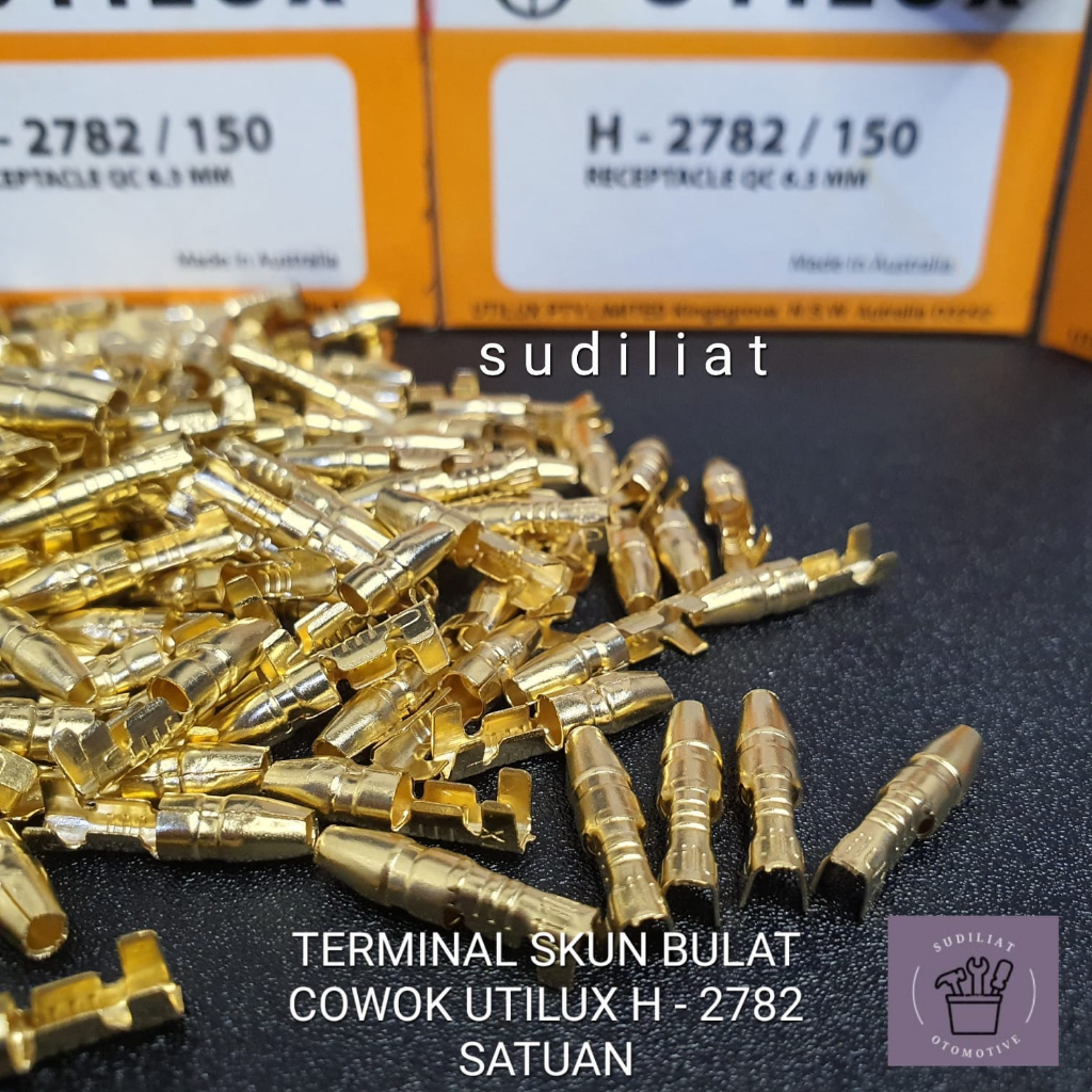 Jual TERMINAL SKUN UTILUX COWOK BULAT / MALE H-2782 SATUAN(ECER ...