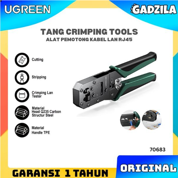 Jual UGREEN Crimping Tool Tang Krimping Network Cable RJ45 RJ11 ...