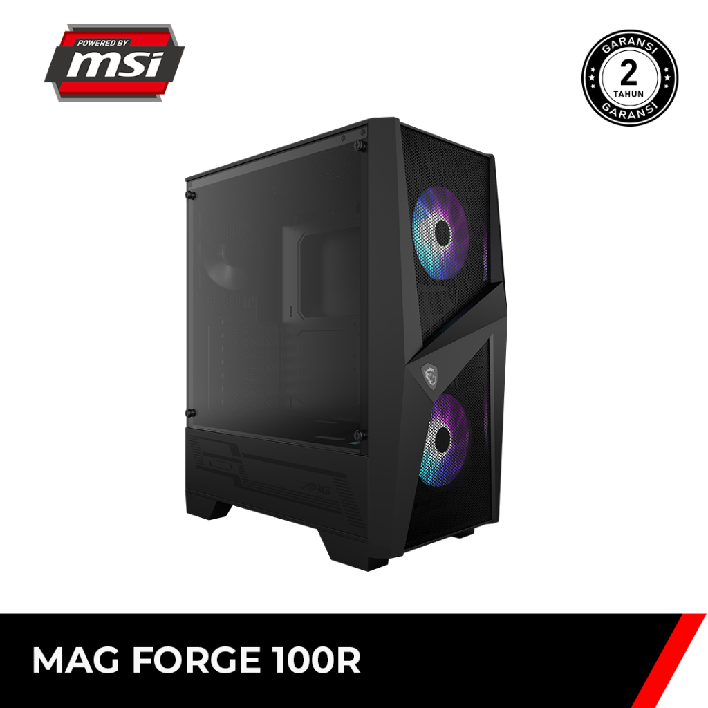 Jual MSI Casing MAG FORGE 100R ARGB - Tempered Glass Chassis | Shopee ...