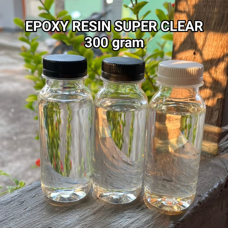 Jual EPOXY RESIN SUPER CLEAR 300gram | Shopee Indonesia