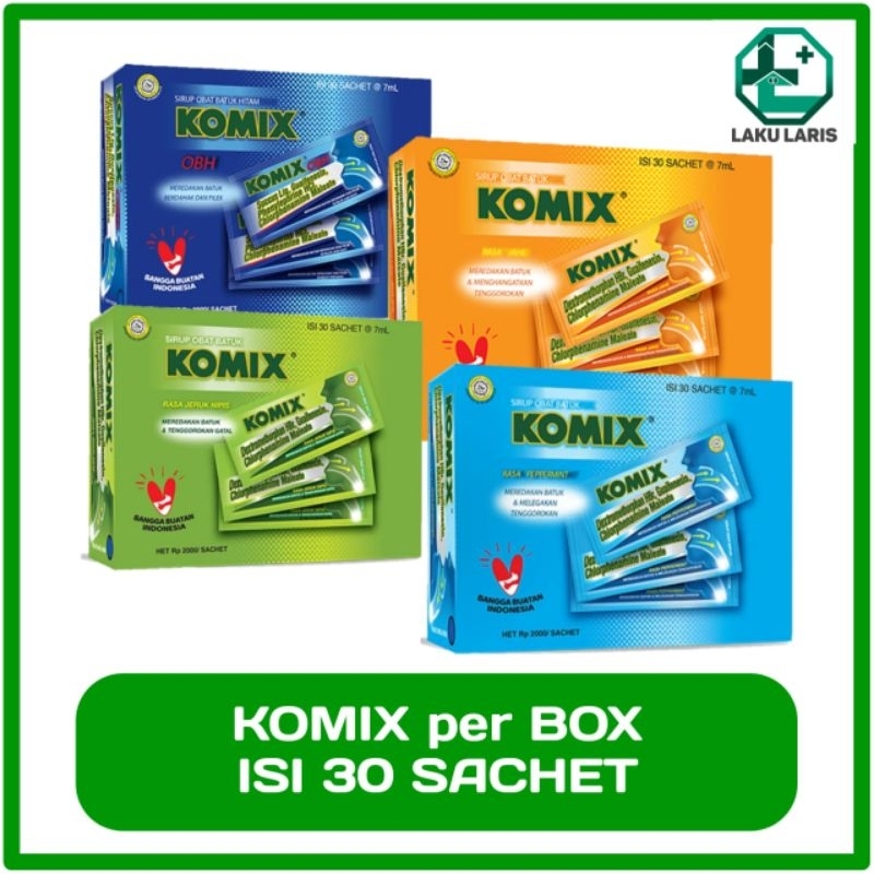 Jual Komix 1 Box 30 Sachet @ 7 ml | Shopee Indonesia