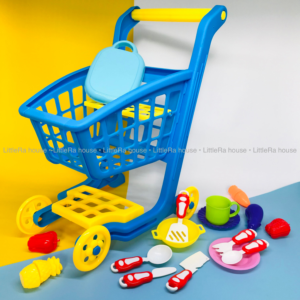 Jual Littlera : Mainan Trolley Shopping Cart | Troli Belanja Anak Anak ...