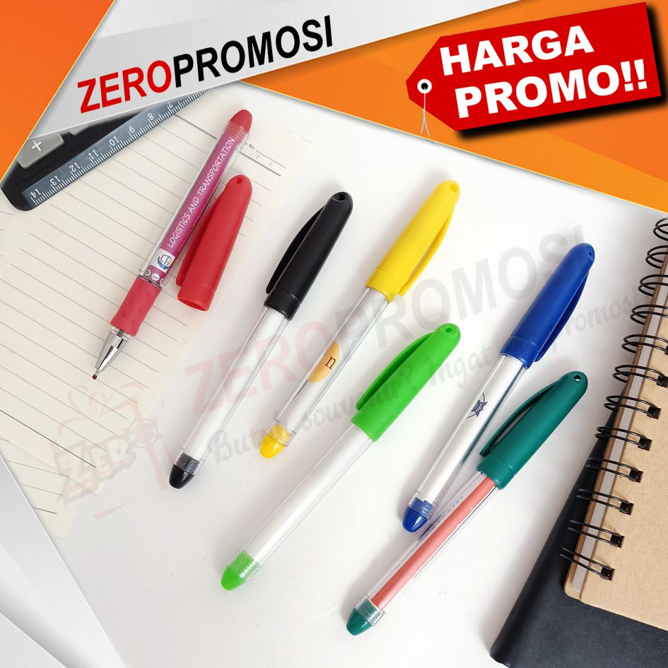 Jual Souvenir Pulpen Promosi Pen Aktif Gel Cetak Insert Sticker ...
