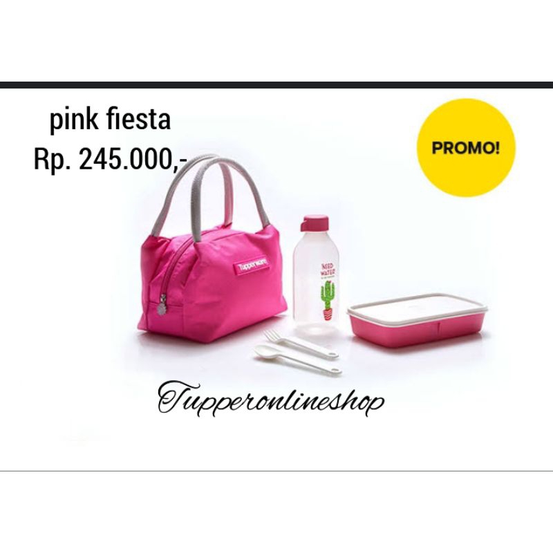 Jual Pink fiesta tupperware / purple delight tupperware / tempat makan ...