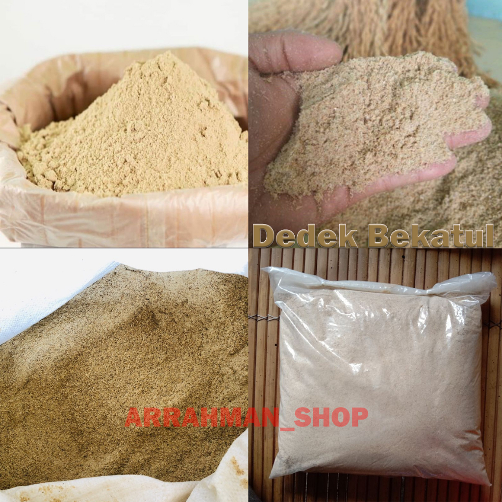 Jual Dedek - Katul Dedak Bekatul Pakan Ayam Bebek itik Repack 500Gram ...