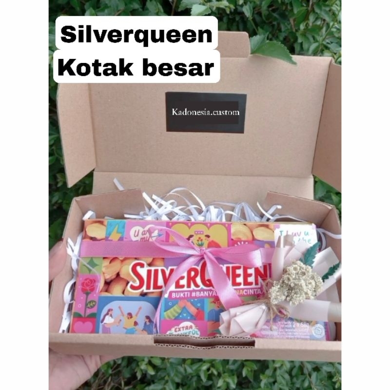 Jual Coklat cokelat chocolate Silverqueen / silver queen gift box ...