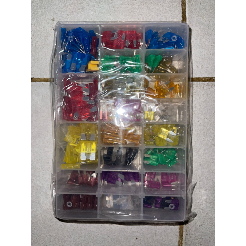 Jual Fuse pius Mobil dan motor Sikring Mobil 2AMP-40AMP 1 Set 300PCS ...