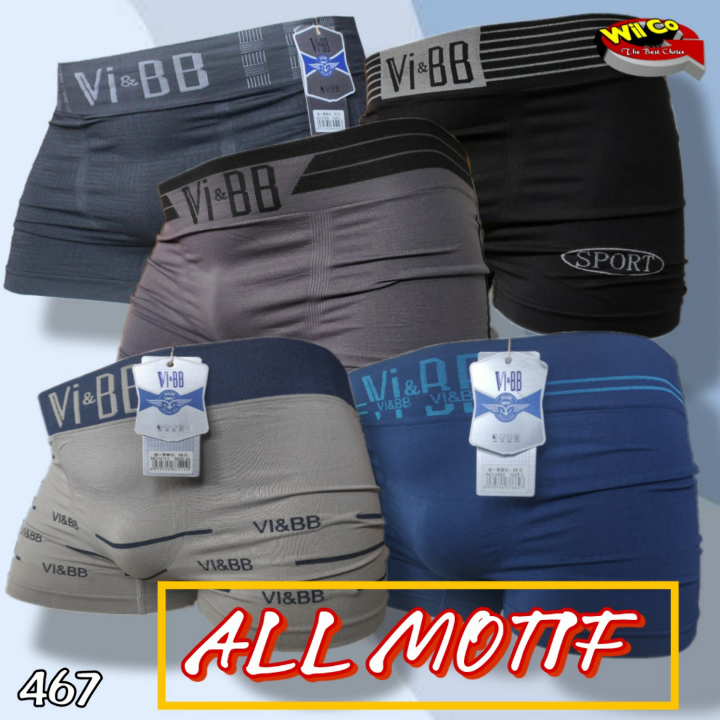 Jual K467 (6-12 pcs) Celana Dalam Boxer Pria Dewasa dan Remaja, Cd ...