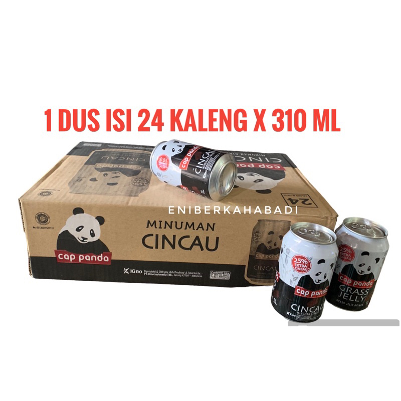 Jual Cincau cap Panda Kaleng 1 Dus isi 24 Kaleng x 310 ml (Juni 2027) | Shopee Indonesia