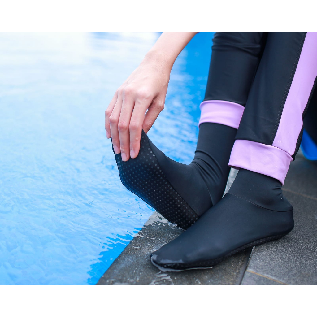 Jual ASA BASIC SWIM SOCKS - All Black | Shopee Indonesia