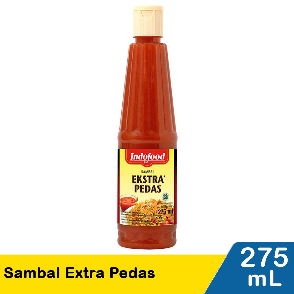 Jual INDOFOOD SAUS SAOS EXTRA PEDAS 275ML | Shopee Indonesia