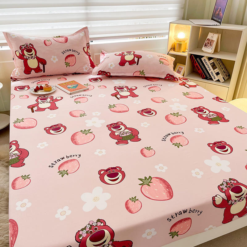 Jual Sprei Set Sarung Bantal Karakter Lotso Stitch Donald Daisy Toy ...