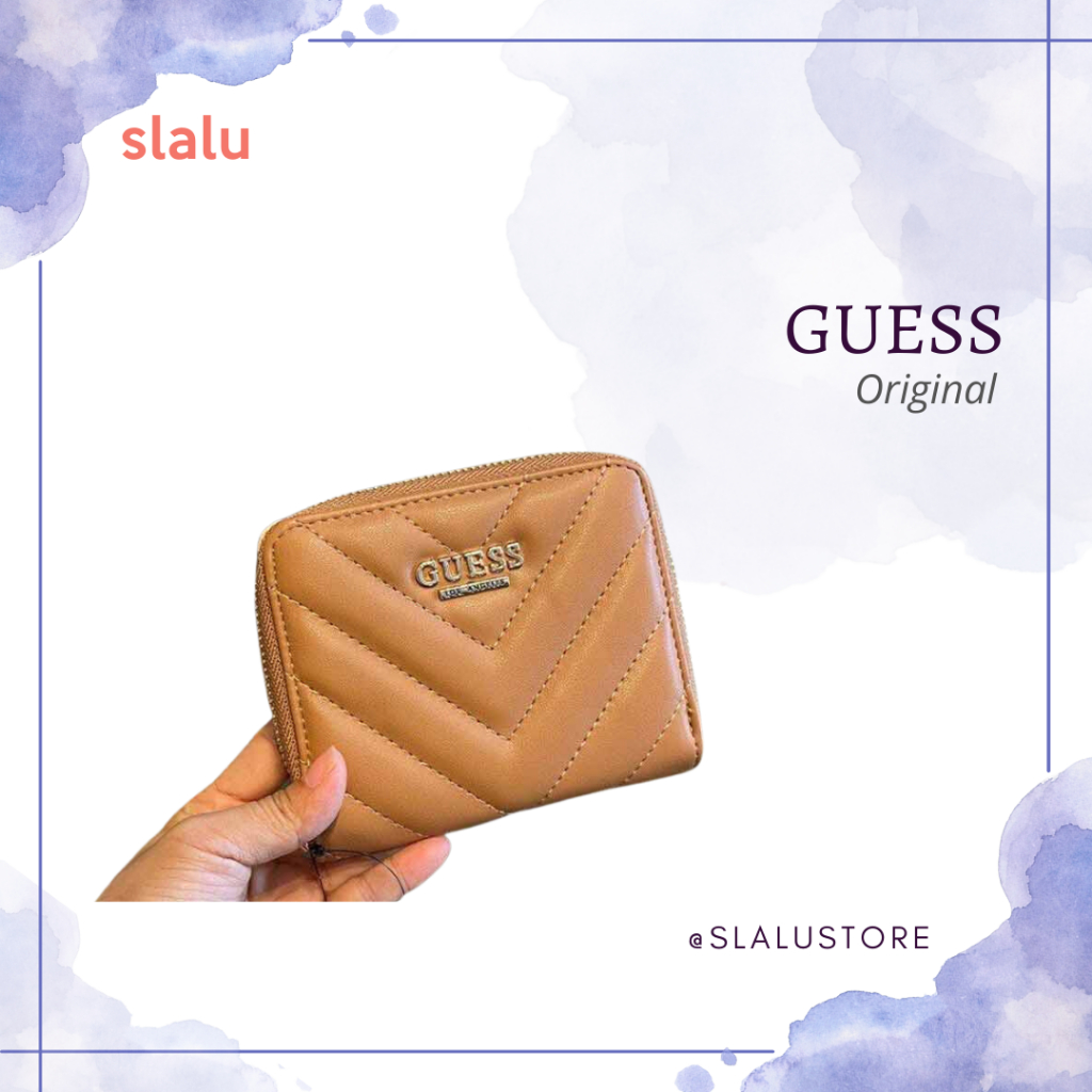Jual Dompet Wanita Branded Guess Fold + Box | Shopee Indonesia