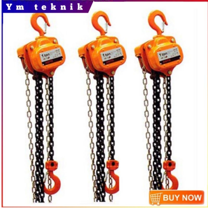 Jual Chain Block 1 Ton Weka Takel 1 T x 3/ 5/ 12 Meter 3meter Kerekan Katrol Manual | Shopee ...